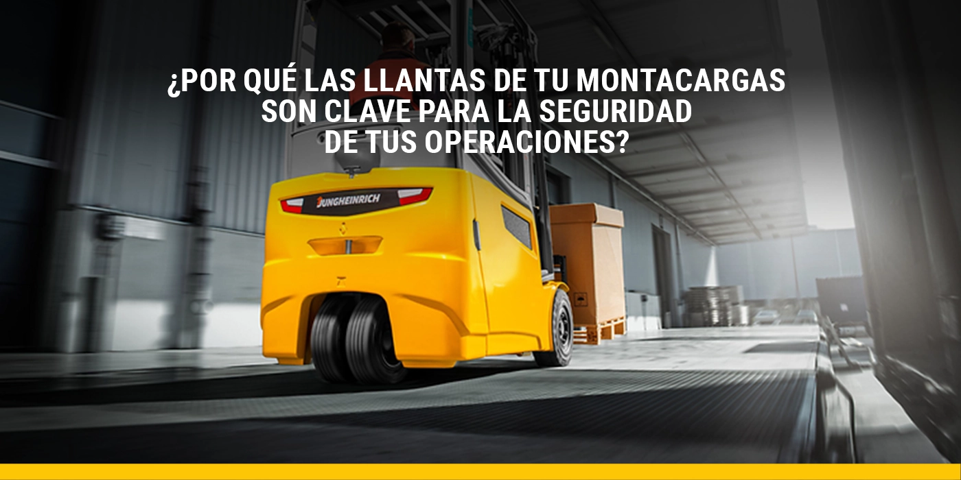 Conoce los tipos de llantas para montacargas